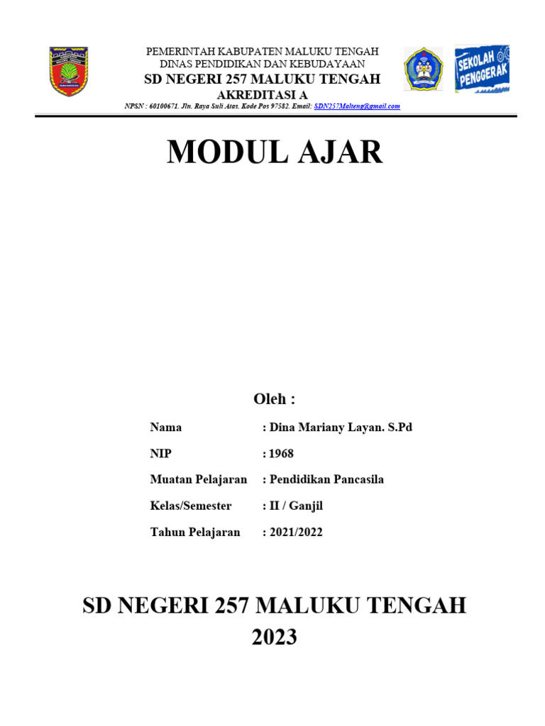 Modul Ajar PKN Unit 3 | PDF