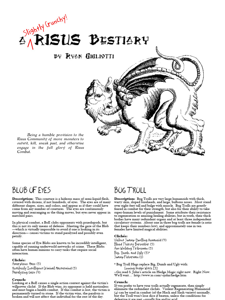SLCR Bestiary | PDF