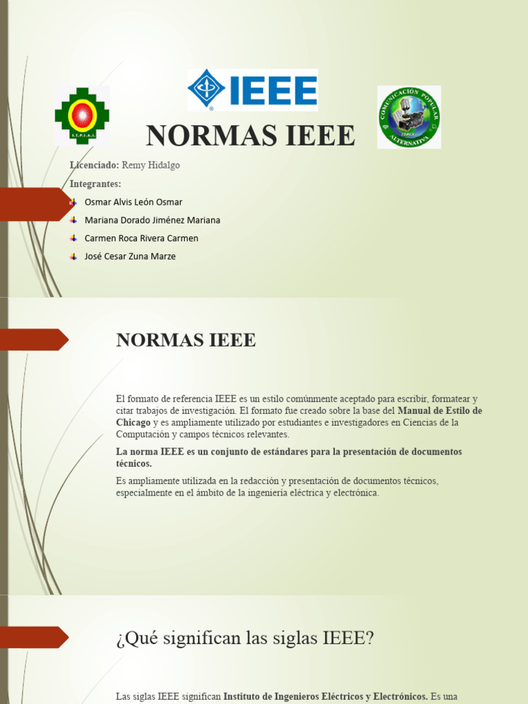 Normas Ieee Ultimo | PDF | Instituto de Ingenieros Eléctricos y ...