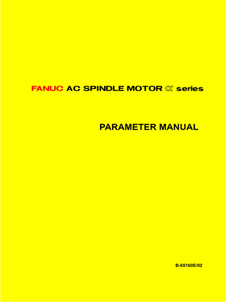 Parameter Manual: Fanuc | PDF | Parameter (Computer Programming) | Numerical Control