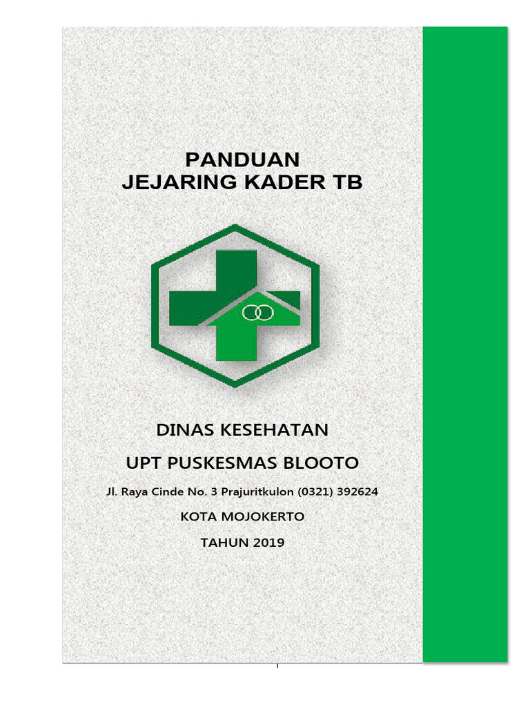 Panduan Jejaring Kader TB | PDF