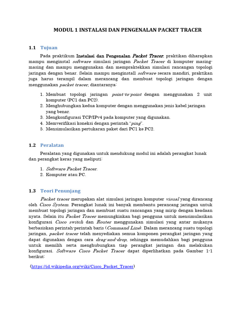 Pengenalan Dan Instalasi Paket Tracer | PDF Pengenalan Dan Instalasi Paket Tracer | PDF