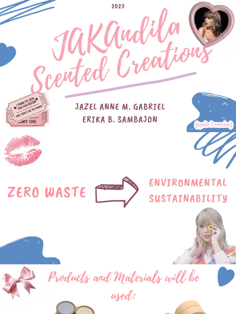 Abstract Pastel Doodle Freelance Portfolio Presentation | PDF