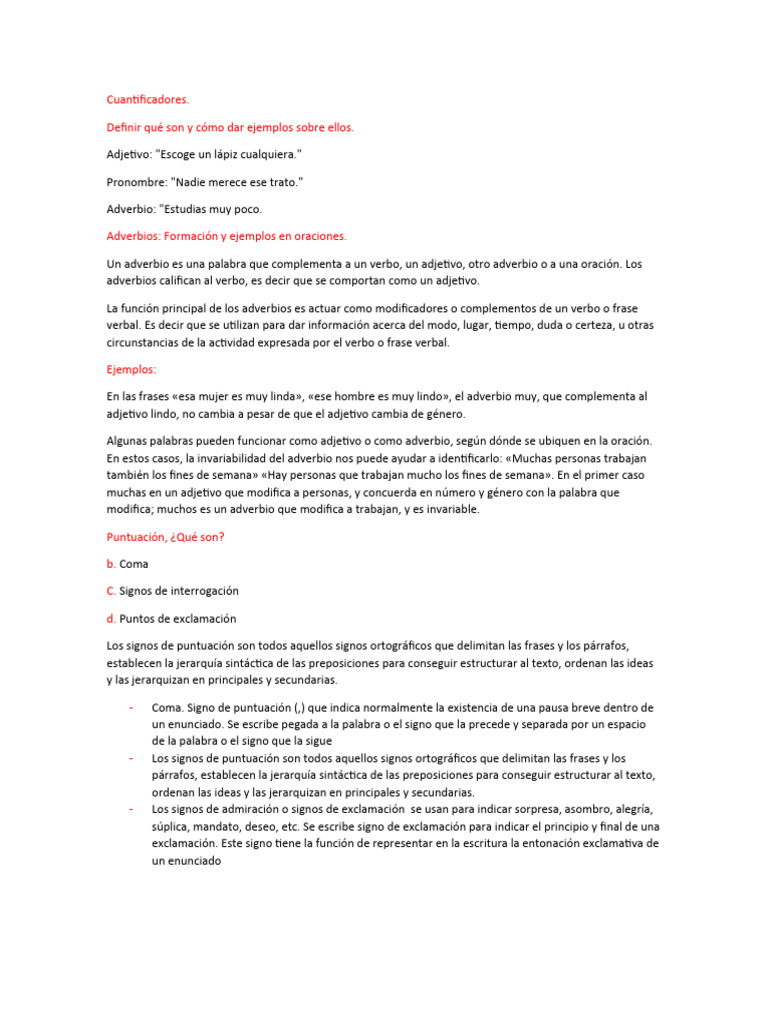 Cuantificadores | PDF