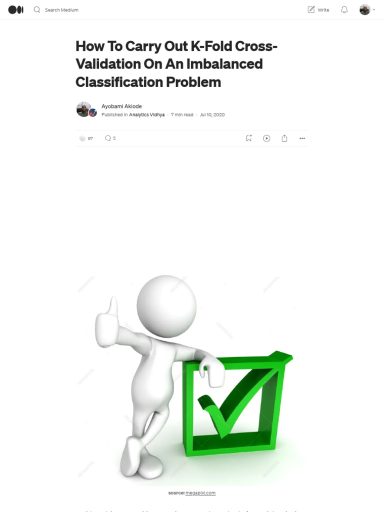 K-Fold CV for Imbalanced Classification | PDF