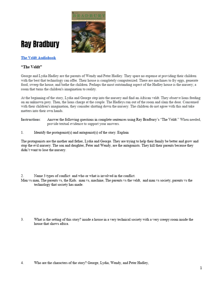 The - Veldt - Exploration - Questions | PDF