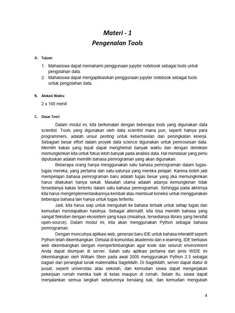 Pengenalan Jupyter Notebook | PDF Pengenalan Jupyter Notebook | PDF