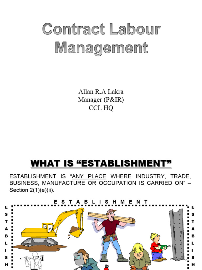 Contract Labour | PDF