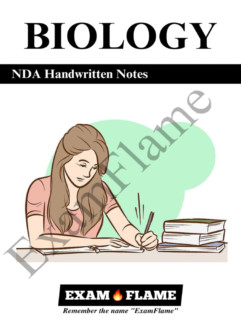 NDA Biology Notes - Exam 2023 | PDF