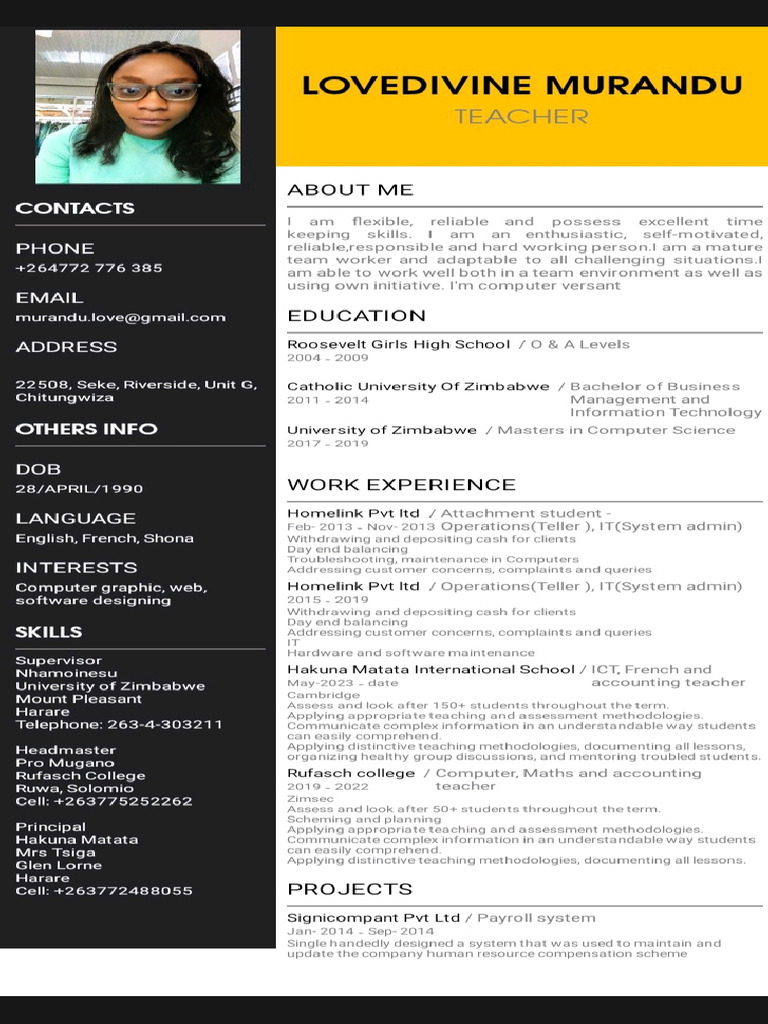 Cv finale Lovedee | PDF