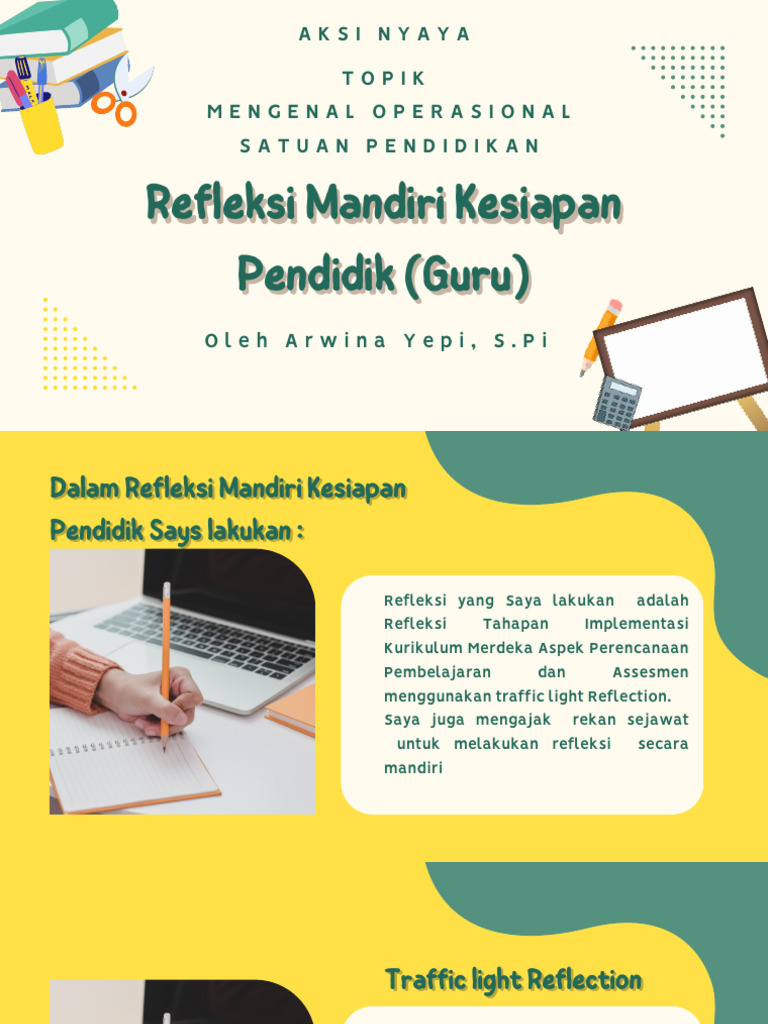 Bagi Aksi Nyata Refleksi Mandiri Mosp Pdf