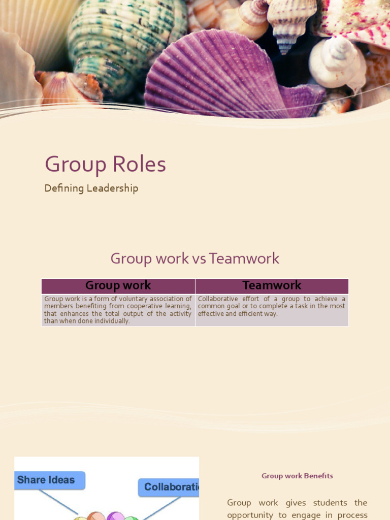 Group Roles | PDF