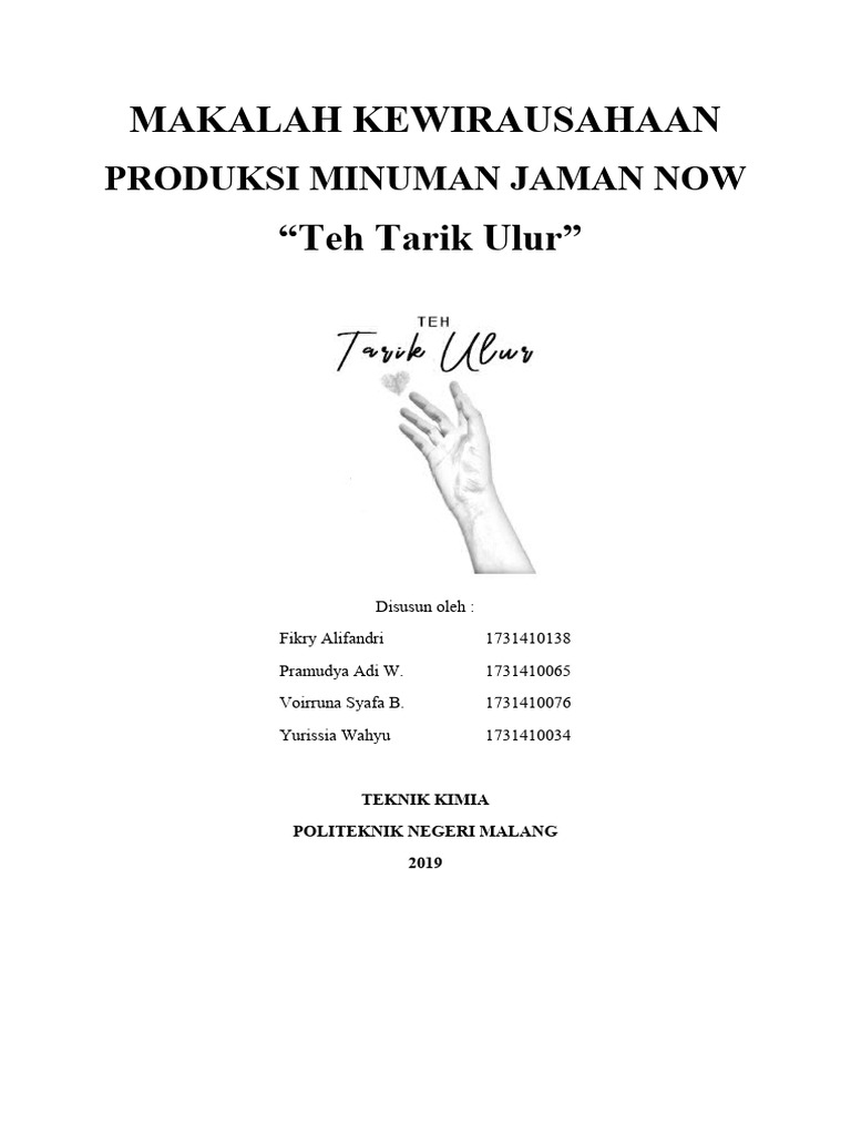 Teh Tarik Ulur Kwu Fix BGT | PDF