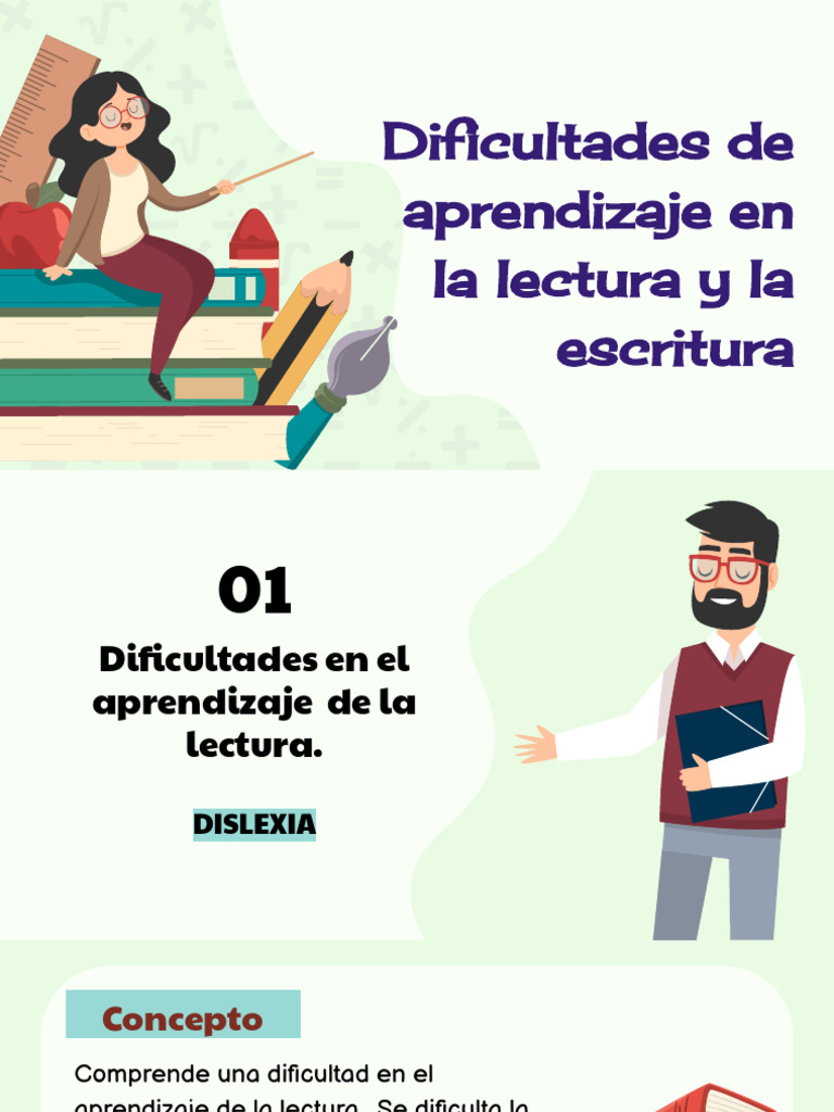 Dificultades en El Aprendizaje de La Lectura y Escritura | PDF
