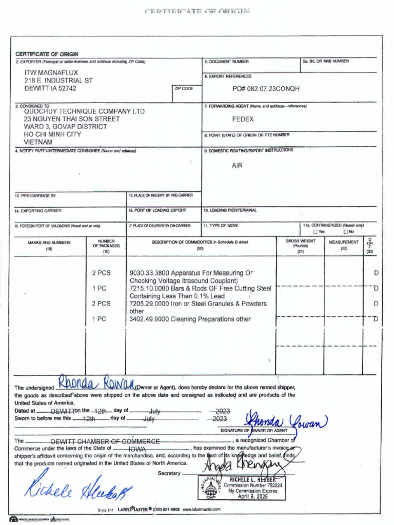COCC Magnaflux PO 082 | PDF