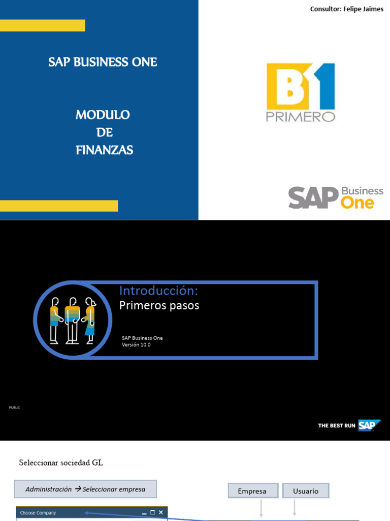 Finanzas en SAP Business One 10.0 | PDF | Contabilidad | Presupuesto