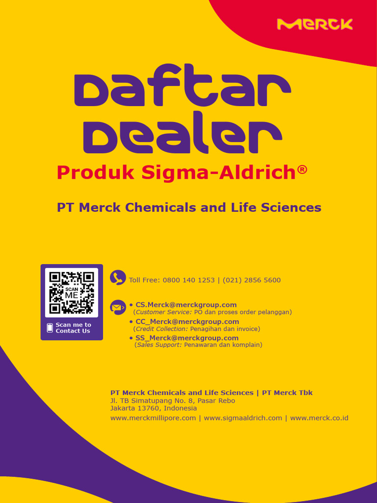 Sigma-Aldrich Legacy Dealer Indonesia | PDF