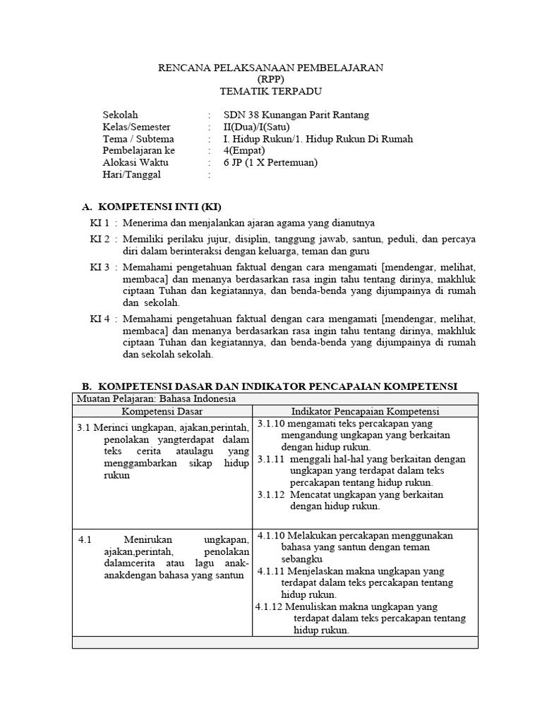 Tema 1 Sub Tema 1 PB 4 | PDF