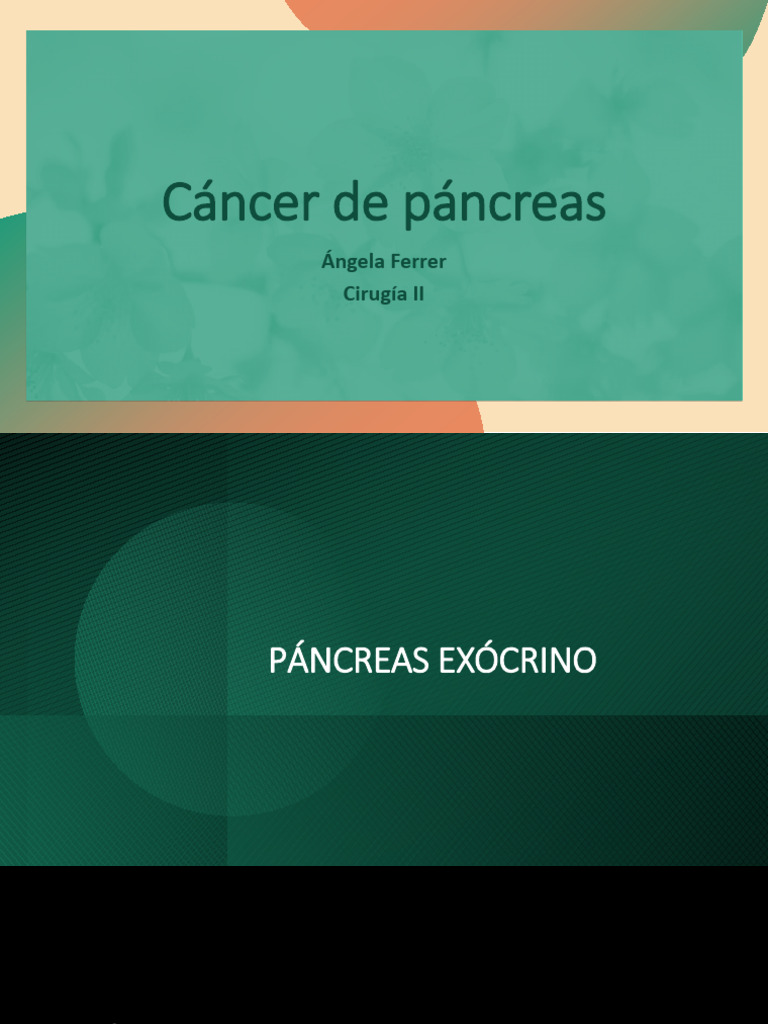 Cáncer de Páncreas | PDF