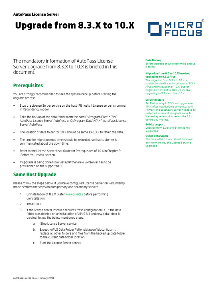 AutoPass License Server Migration | PDF