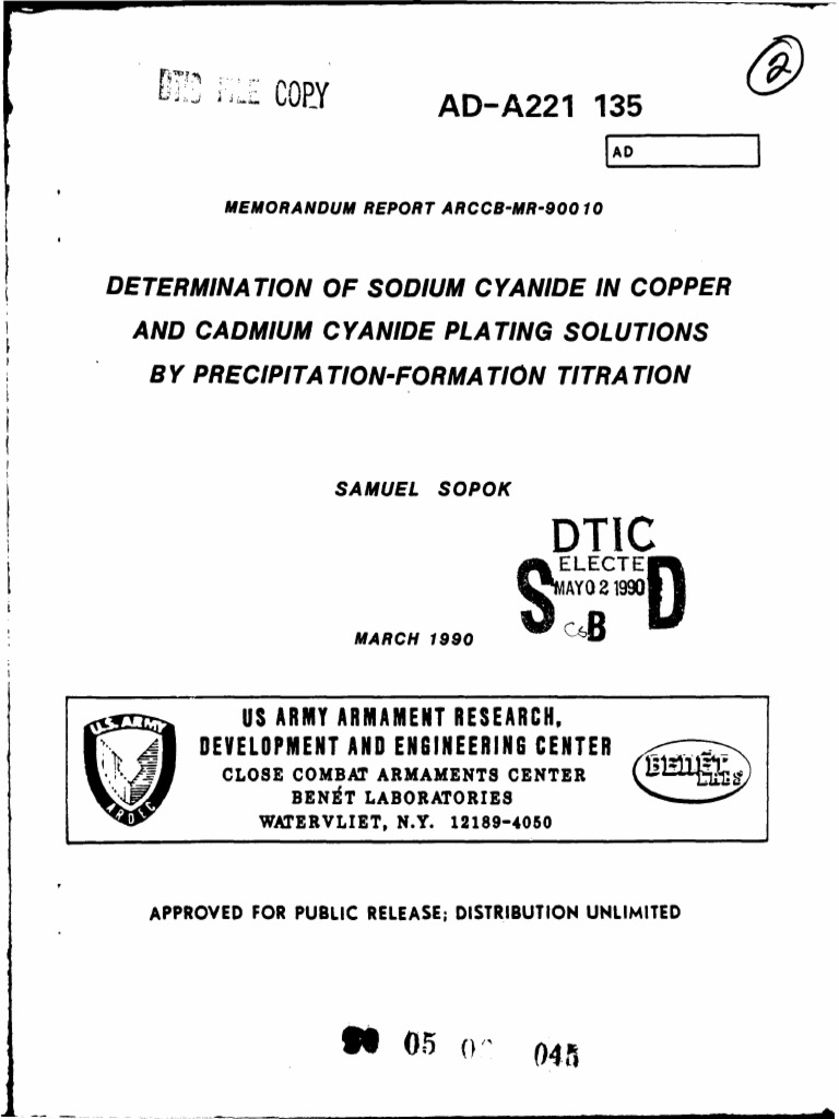Copper Analysis | PDF