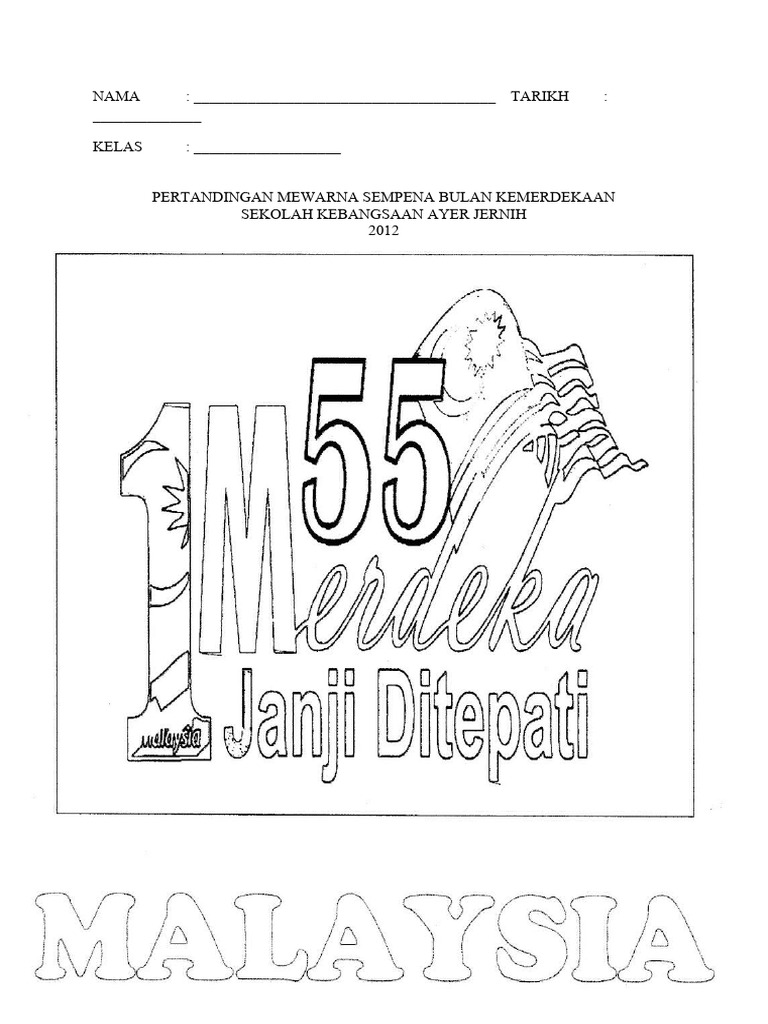 Gambar Mewarna Merdeka | PDF