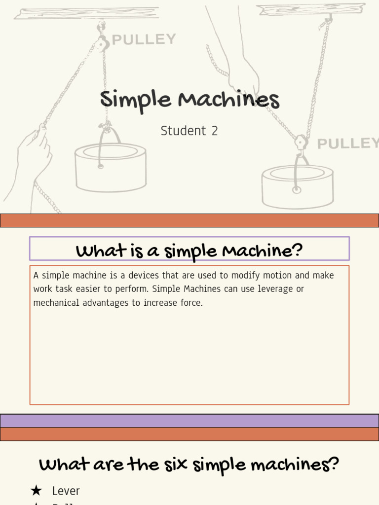 Overview of Simple Machines | PDF | Lever | Machines