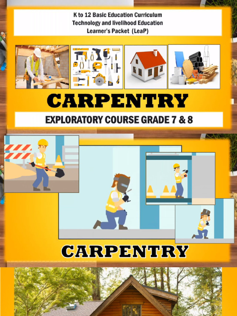Tools and Materials in Carpentry | PDF