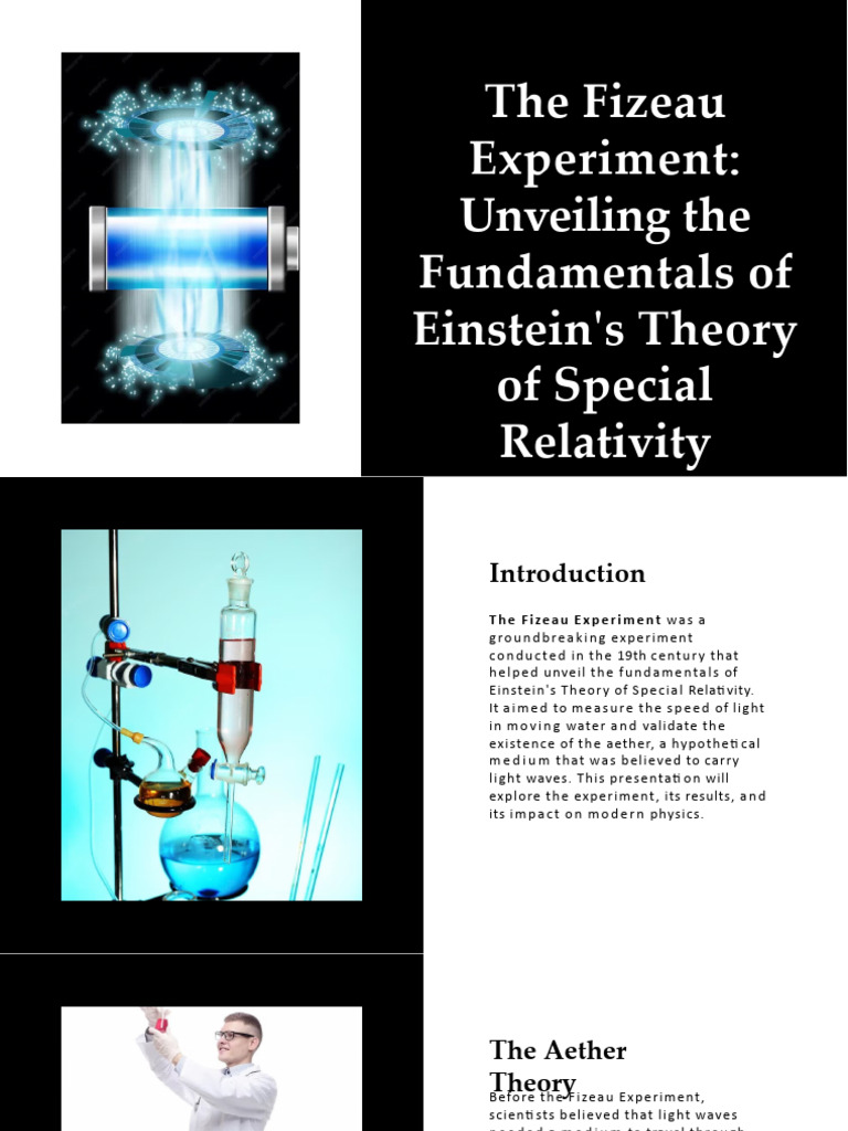 FIZEAU | PDF | Luminiferous Aether | Theory Of Relativity