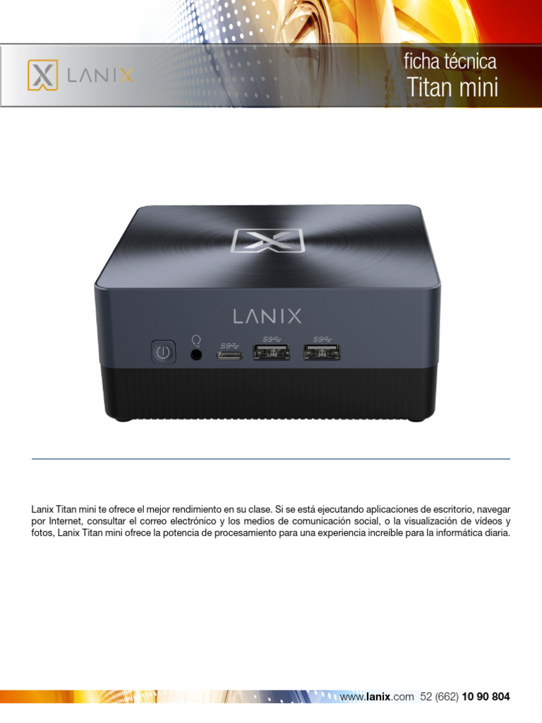 Mini PC LANIX 10560 | PDF
