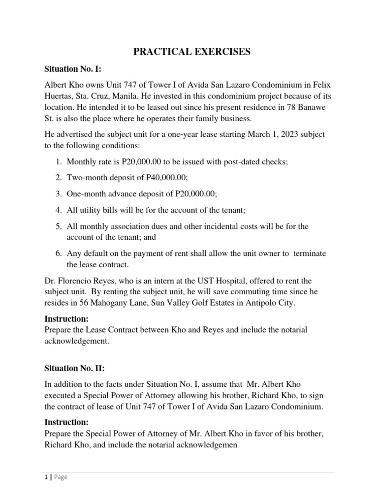 Practical Exercises | PDF