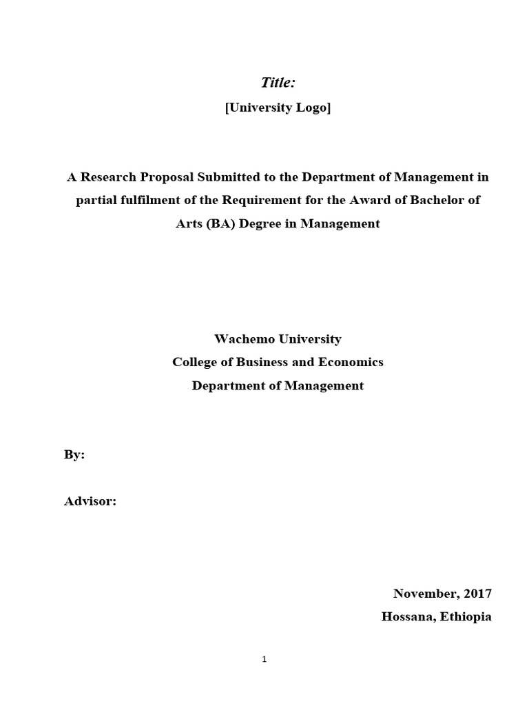 Proposal Writing, Format (2)-1 (8) | PDF