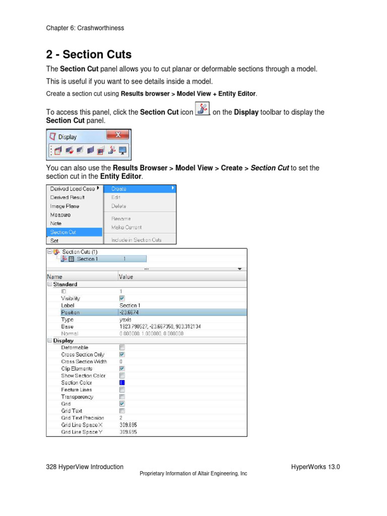 Hyperview 13 0 Sectioncut | PDF | Finite Element Method | Computing