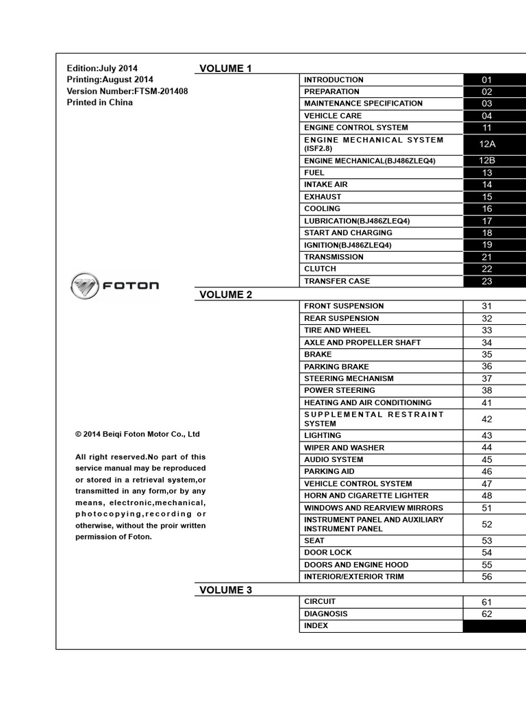 U201 Service Manual Volume 1 | PDF