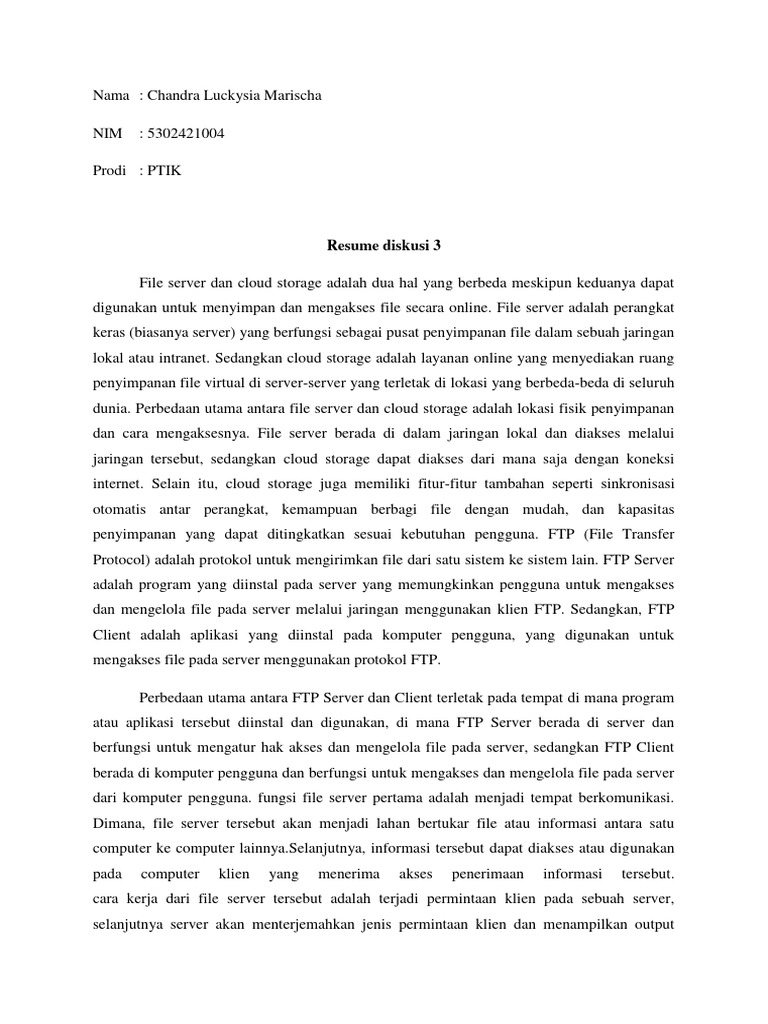 Diskusi 3 - 5302421004 - Chandra Luckysia Marischa | PDF