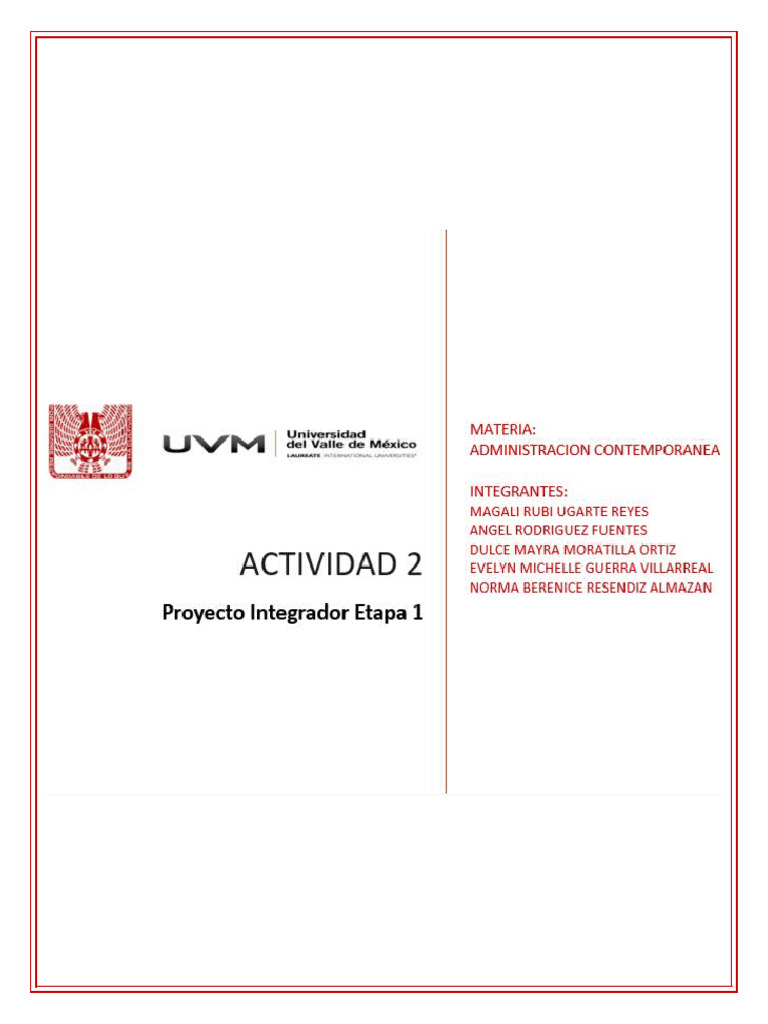 Proyecto Integrador Etapa 1 | PDF