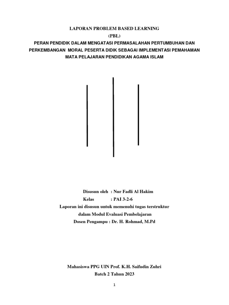 Analisis Materi Untuk Problem Based Learning | PDF