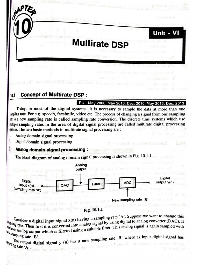 Updated Multirate DSP - LA | PDF