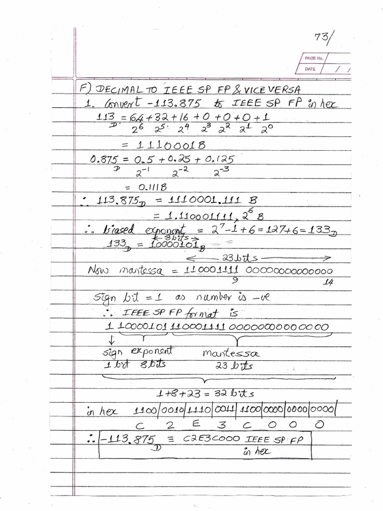 Decimal To Ieee Conversion And Vice Versa Pdf