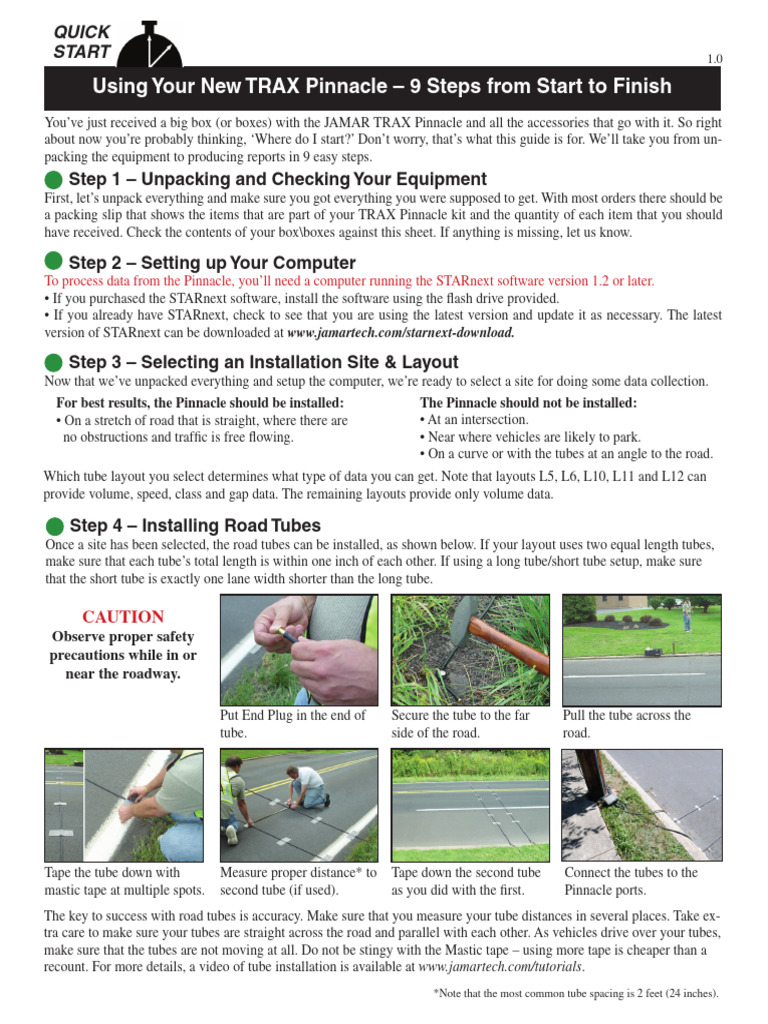 TRAX Pinnacle Setup Guide | PDF