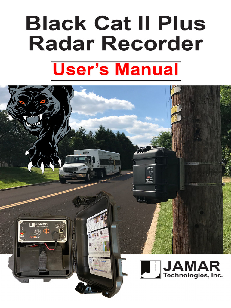 Black Cat II Plus Radar Recorder Manual 1.2 | PDF