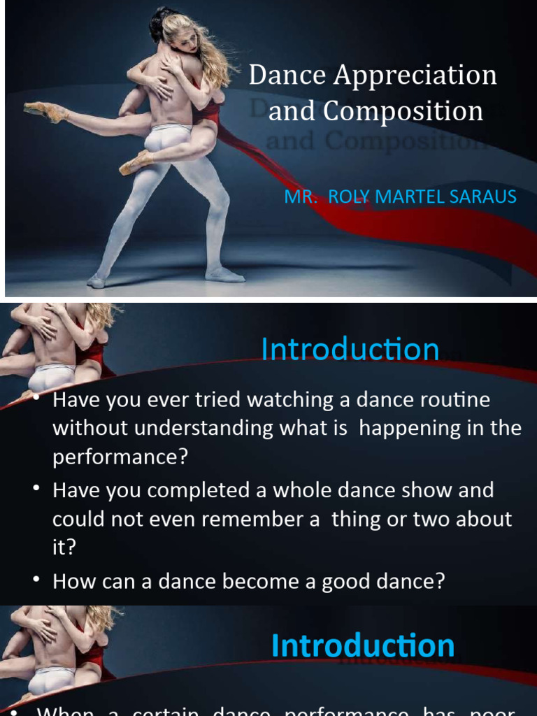 12-lesson-3-Dance-Appreciation-and-Composition | PDF