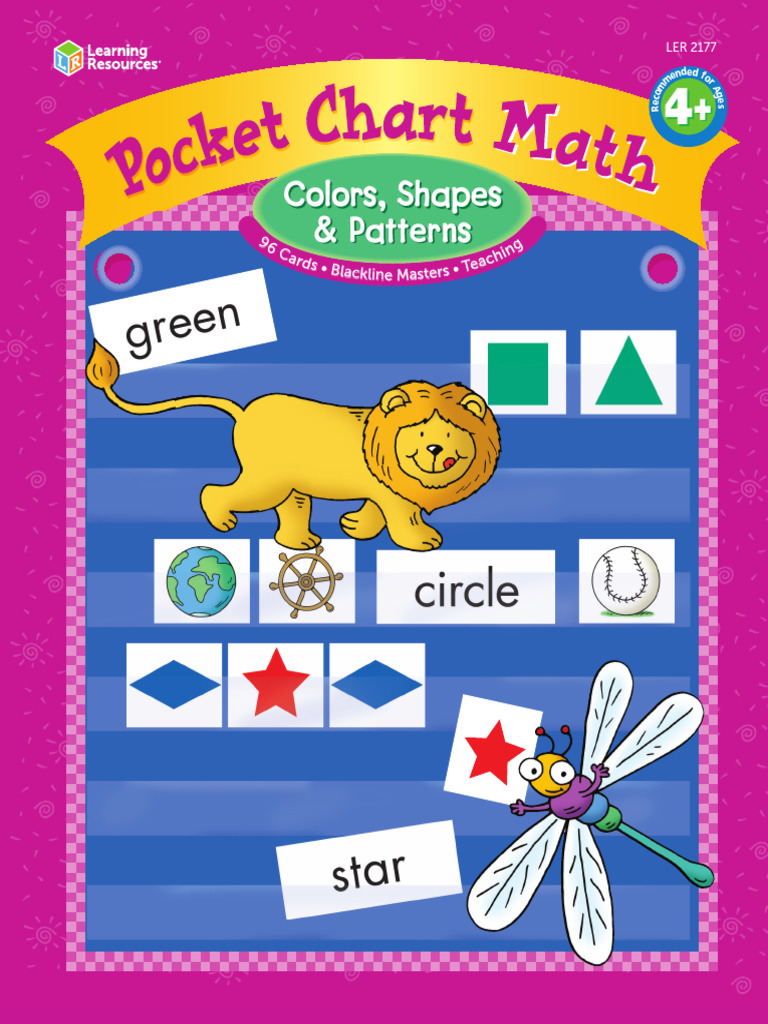 2177 Pocket Chart Color Shapes Patterns | PDF