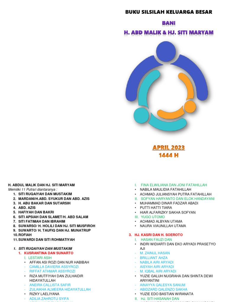 Buku Silsilah Keluarga Pdf