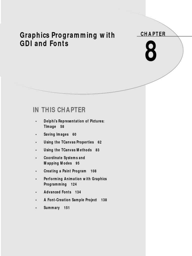 Delphi 5 Chapter 8 | PDF | Computer Science | Computer Engineering