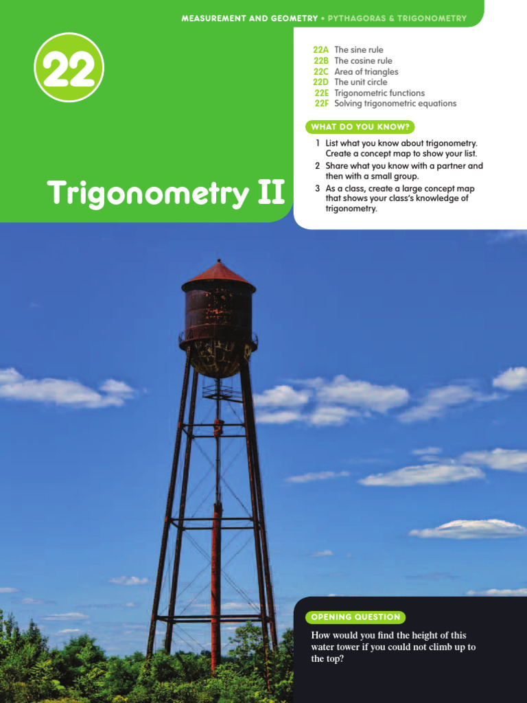 Chapter 22 Trigonometry II | PDF