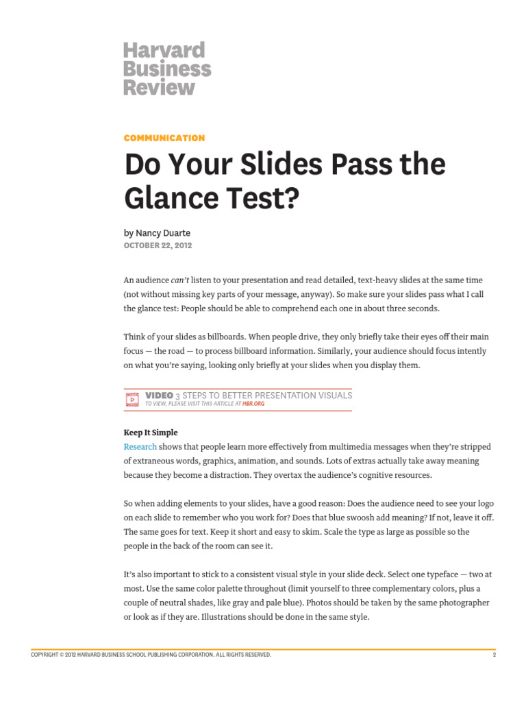 Slide Glance Test Group6 | PDF