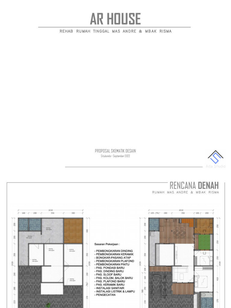 Skematik Rumah Mas Andre New | PDF