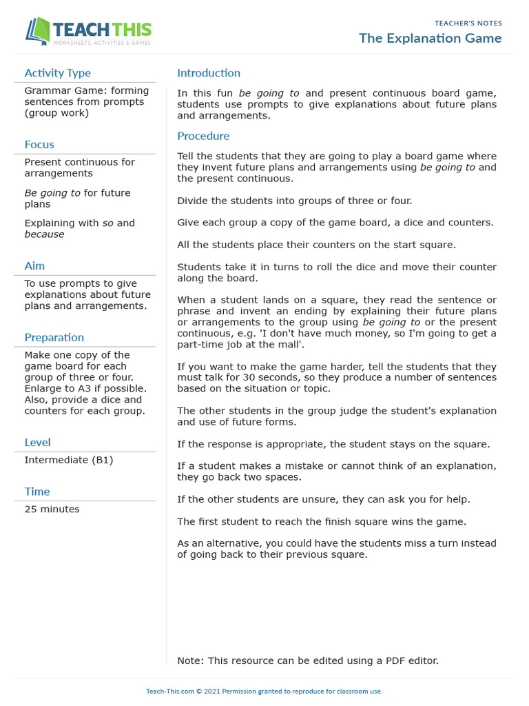 The Explanation Game Overview | PDF