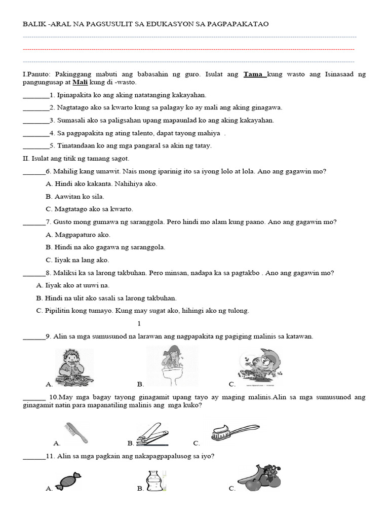 PT - Esp 1 - Q1 | PDF